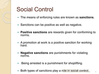 Chapter 7 deviance, crime, and social control | PPT