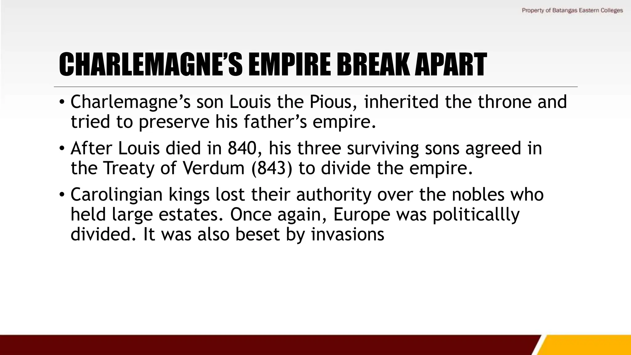 CHAPTER 7 EARLY MIDDLE AGES IN SOCIAL STUDIES | PPT