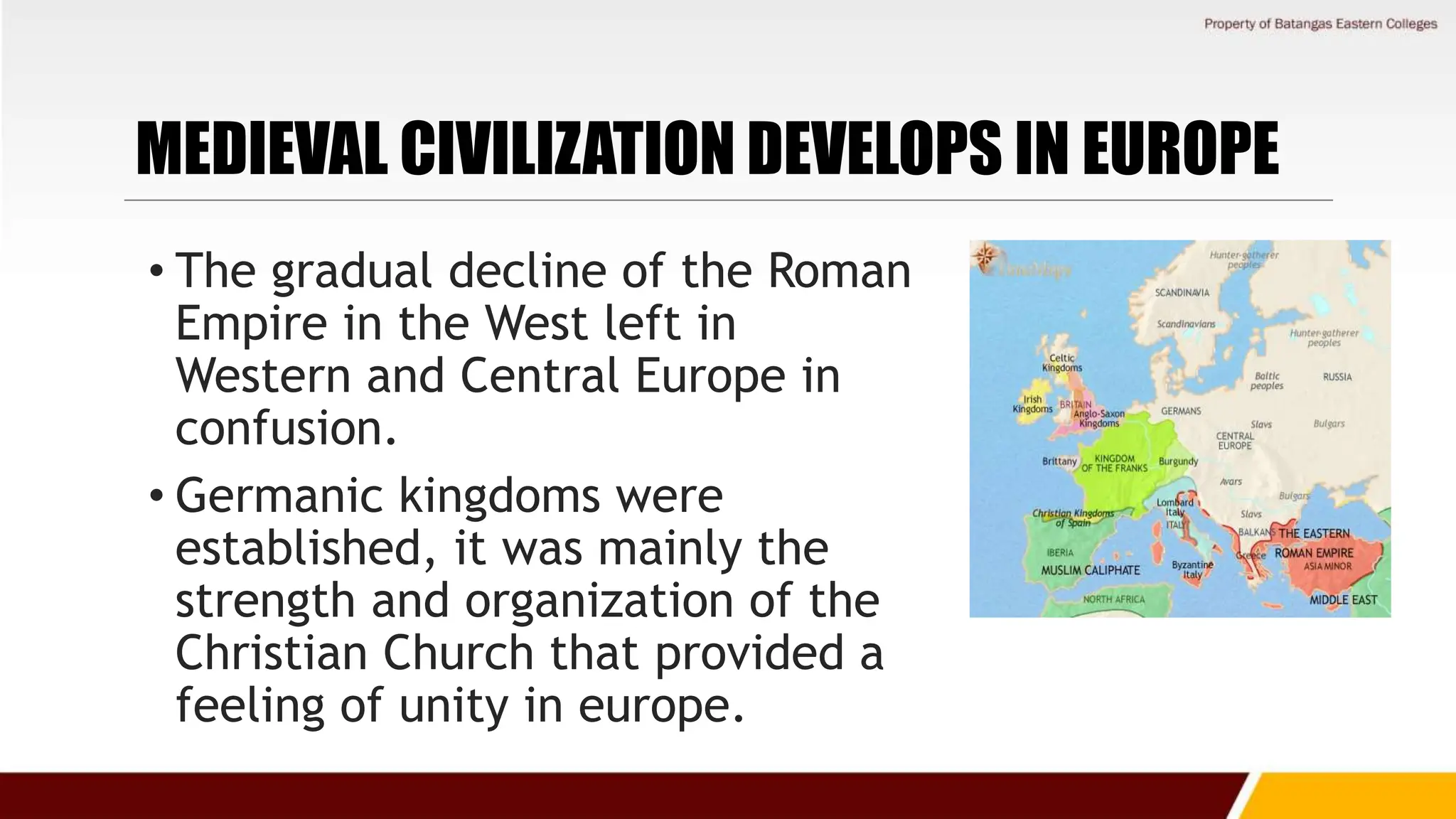 CHAPTER 7 EARLY MIDDLE AGES IN SOCIAL STUDIES | PPTX