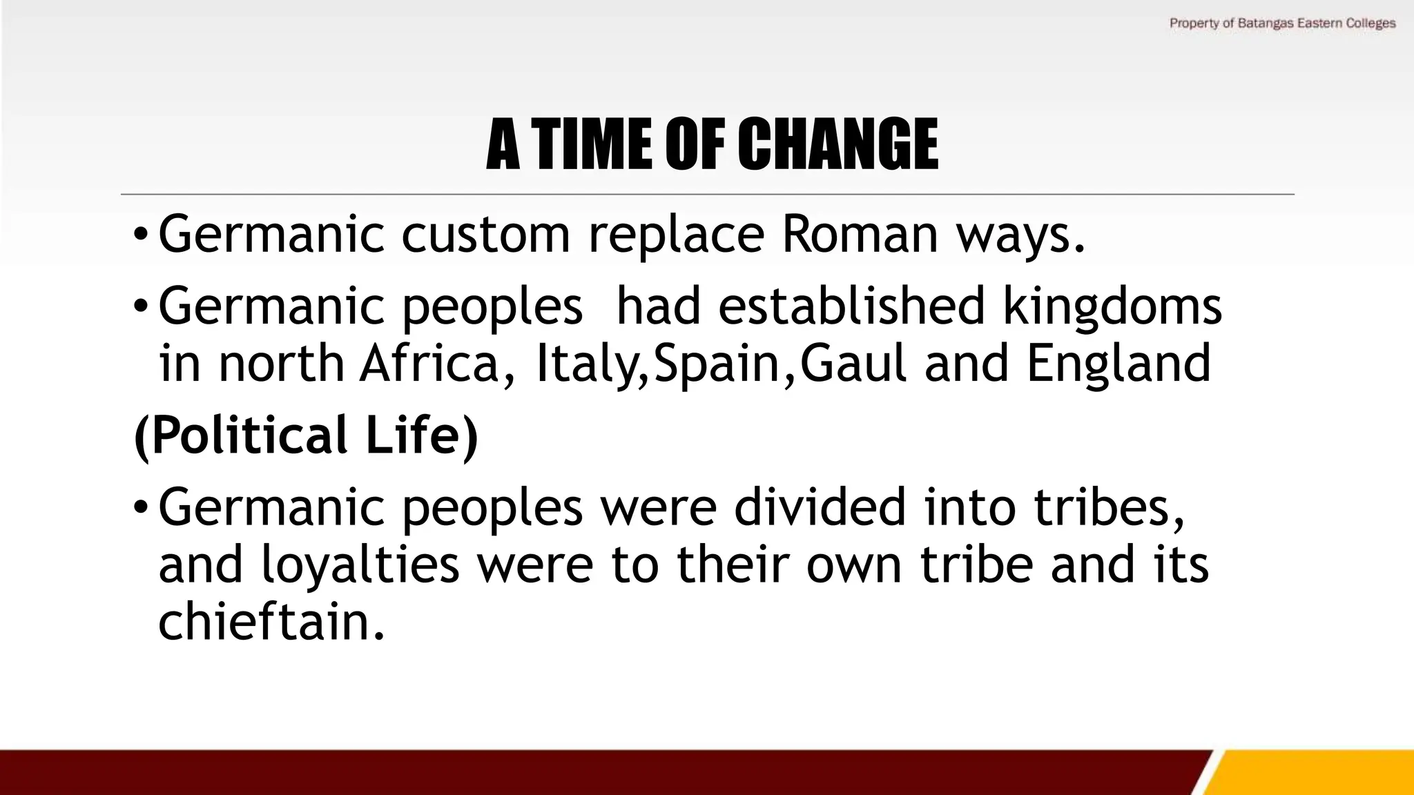 CHAPTER 7 EARLY MIDDLE AGES IN SOCIAL STUDIES | PPT