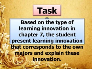 Chapter 7 educational innovation | PPTX