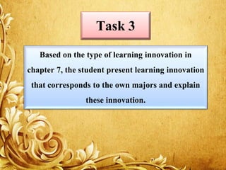 Chapter 7 educational innovation | PPT