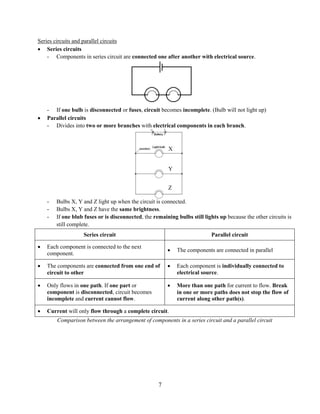 Chapter 7 Electricity | PDF
