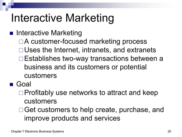 Chapter 7 Electronic Business Systems- HRM.ppt