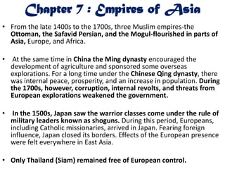 Chapter 7 Empires of The East | PPTX