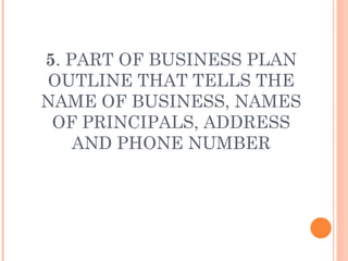 Chapter 7 entrep | PPT