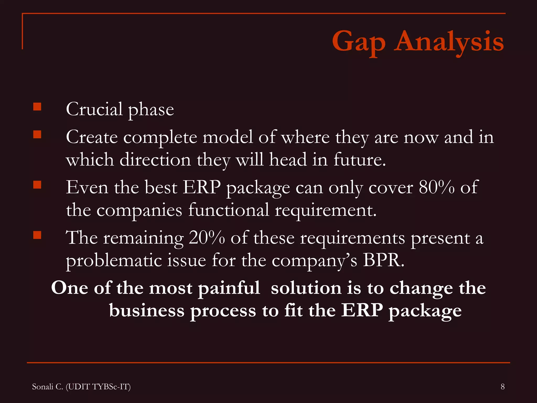 Chapter 7 Erp Implementation Lifecycle Alexis Leon | PPS | Computer Software and Applications ...