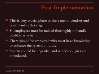 Chapter 7 Erp Implementation Lifecycle Alexis Leon | PPS