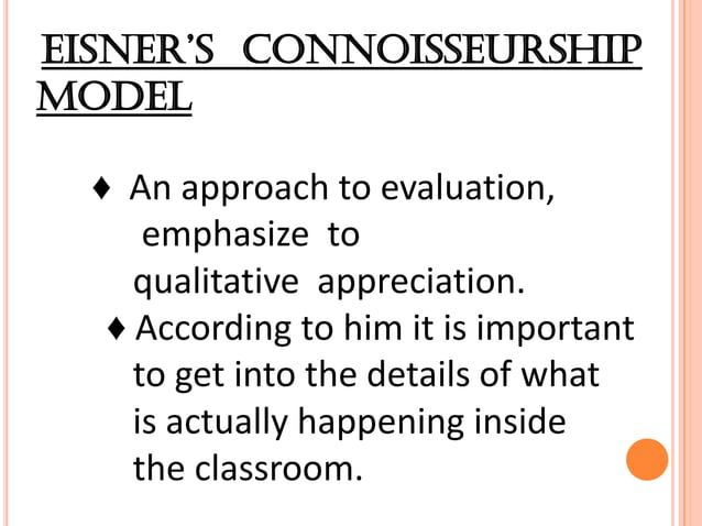Chapter 7 evaluation eisner model | PDF