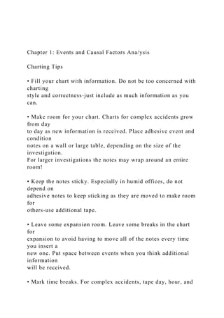 CHAPTER 7 Events and Causal Factors Analysis One.docx