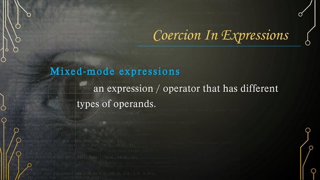 Chapter 7 expressions and assignment statements ii | PPT