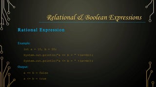 Chapter 7 expressions and assignment statements ii | PPT