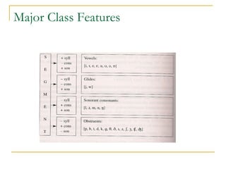 phonology Chapter 7 features | PPT