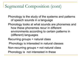 phonology Chapter 7 features | PPT