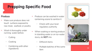Food preparation | PPTX