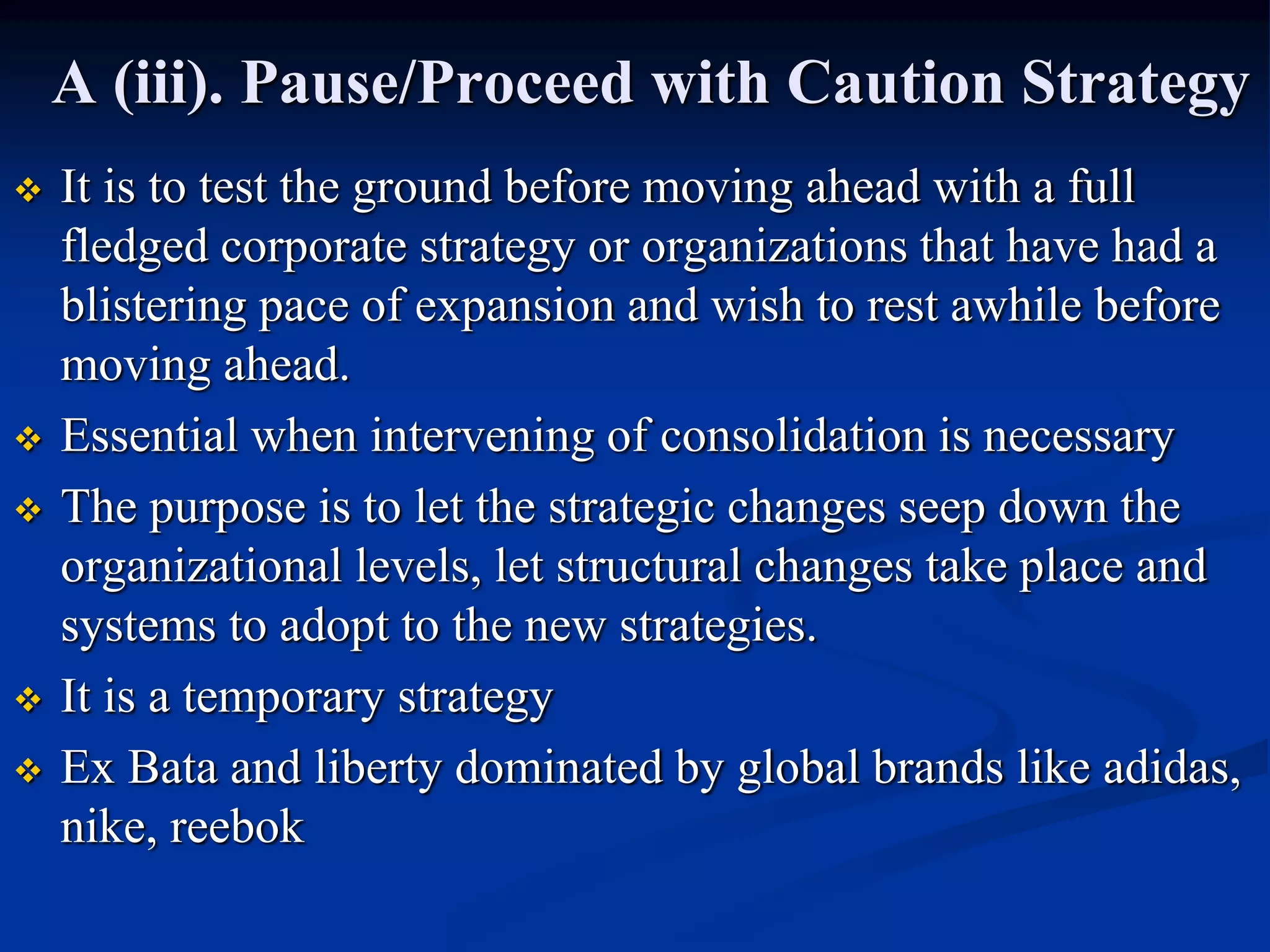 Corporate Level Strategies | PPTX | Business | Business and Finance