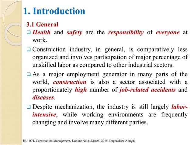 chapter 7 Health and Safety in Construction Industry lecture 8.ppt