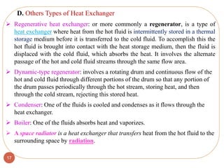 Chapter 7: Heat Exchanger | PPTX
