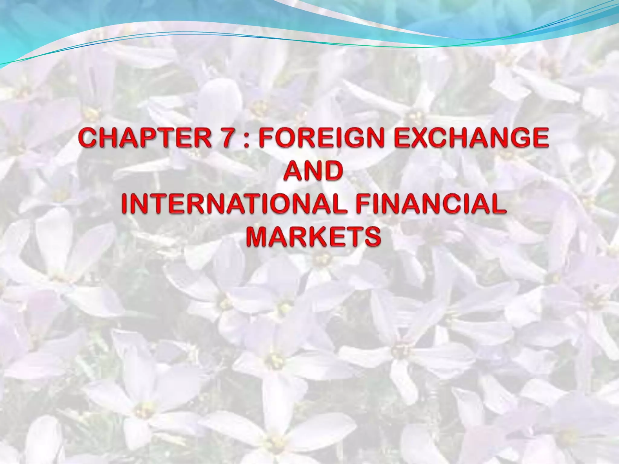 foreign exchange | PPTX