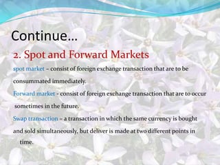 foreign exchange | PPTX