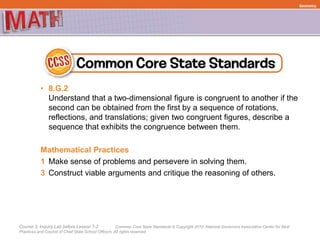 (8) Inquiry lab - Investigate Congruent Triangles | PPTX