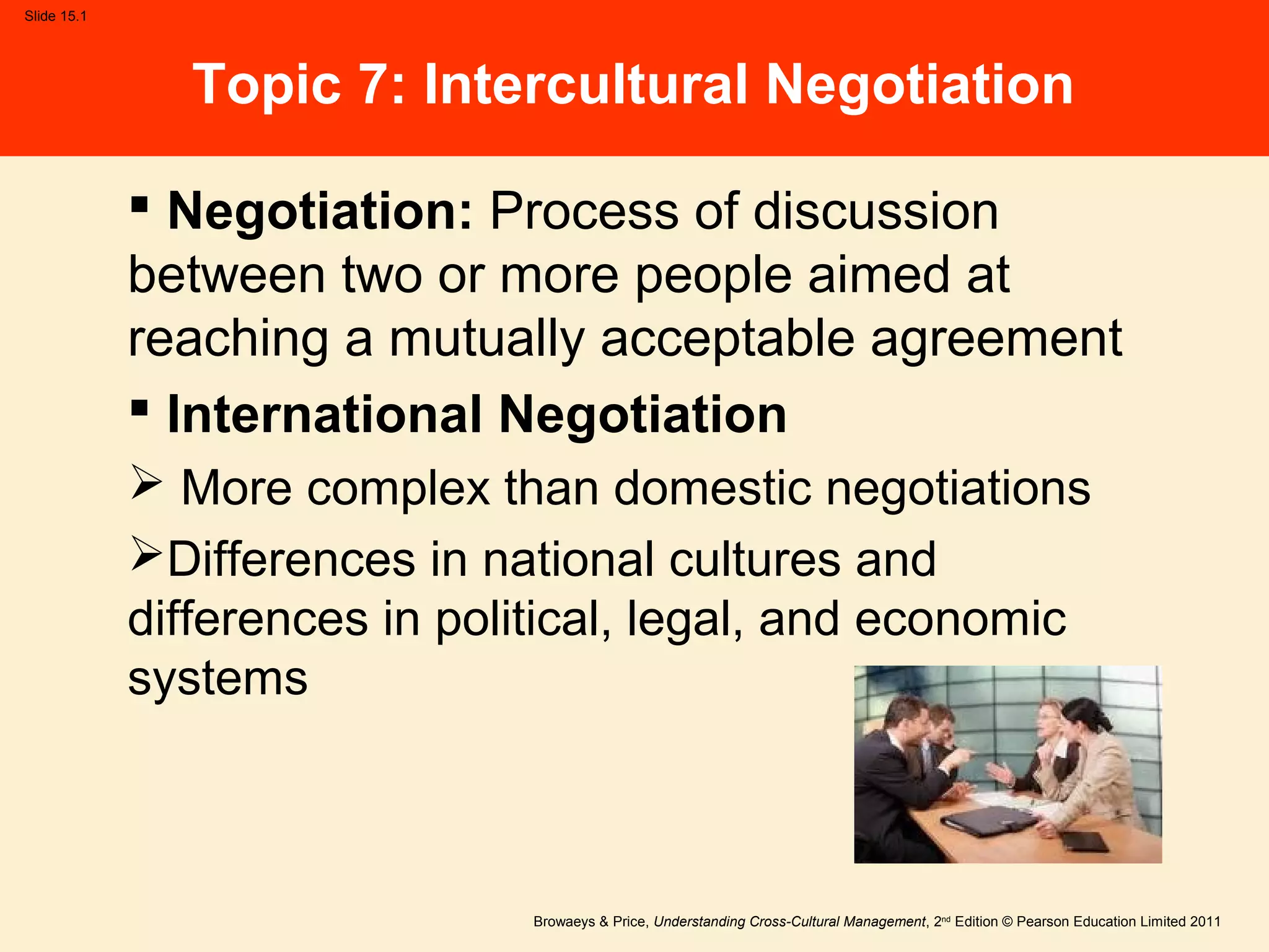 Intercultural Negotiation | PPT