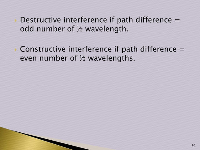 Chapter 7 interference | PPTX