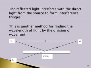 Chapter 7 interference | PPTX