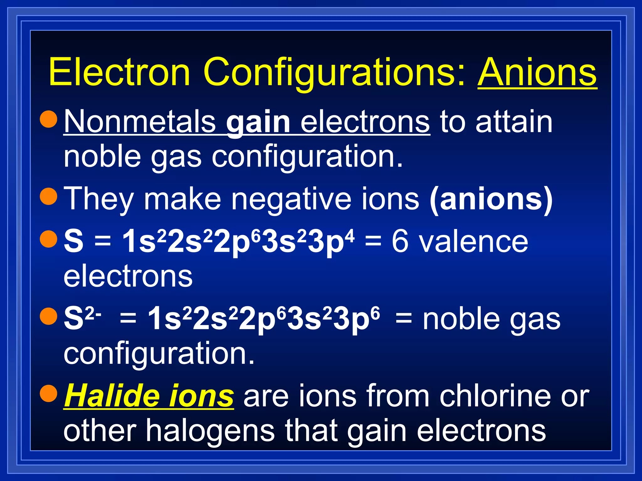 Chemistry - Chp 7 - Ionic And Metallic Bonding - PowerPoint | PPT