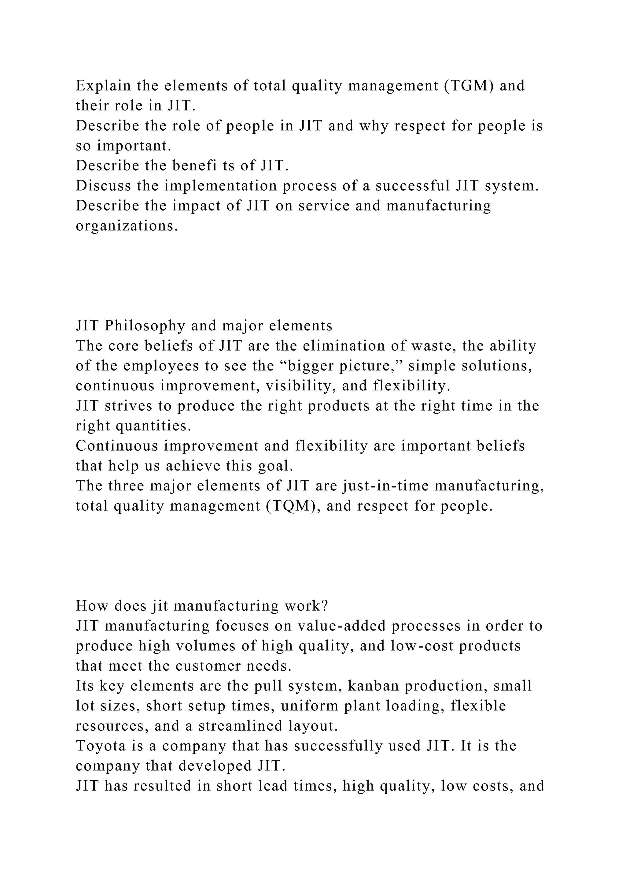Chapter 7 Just-in-Time and Lean SystemsOverviewThis chapter e.docx