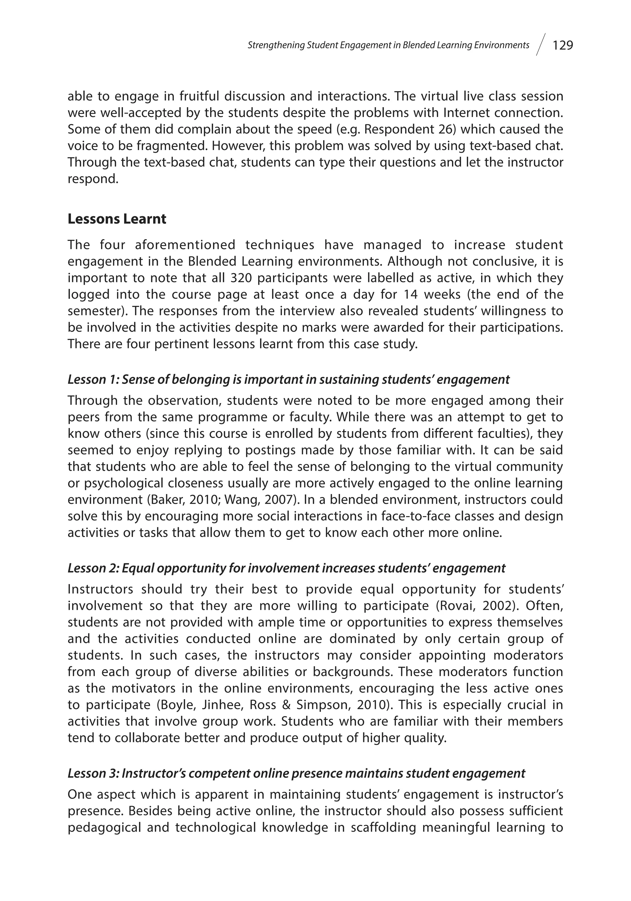 Morpheus UNIMAS: Strengthening Student Engagement in Blended Learning Environments | PDF