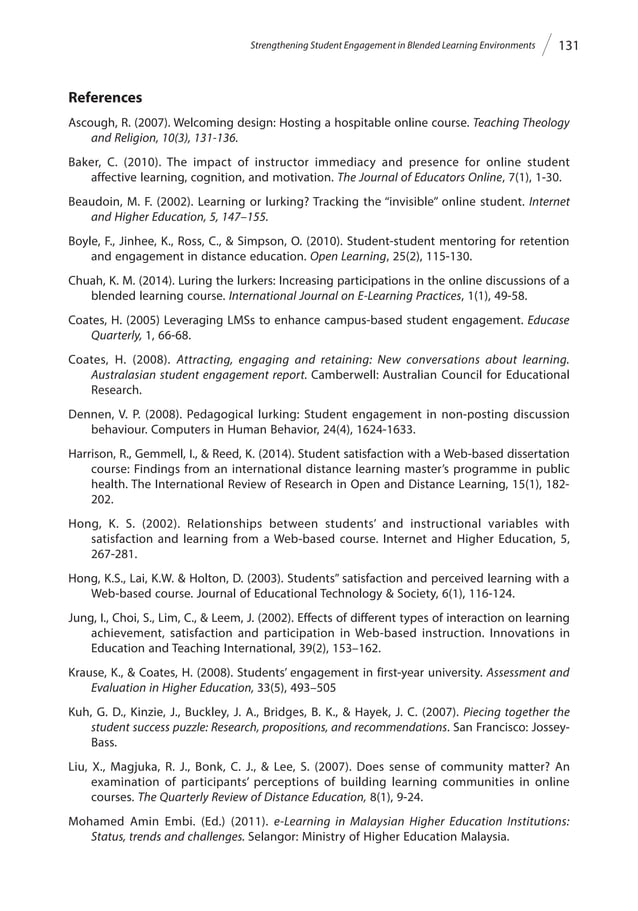 Morpheus UNIMAS: Strengthening Student Engagement in Blended Learning Environments | PDF