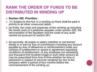Chapter 7 law..winding up | PPTX