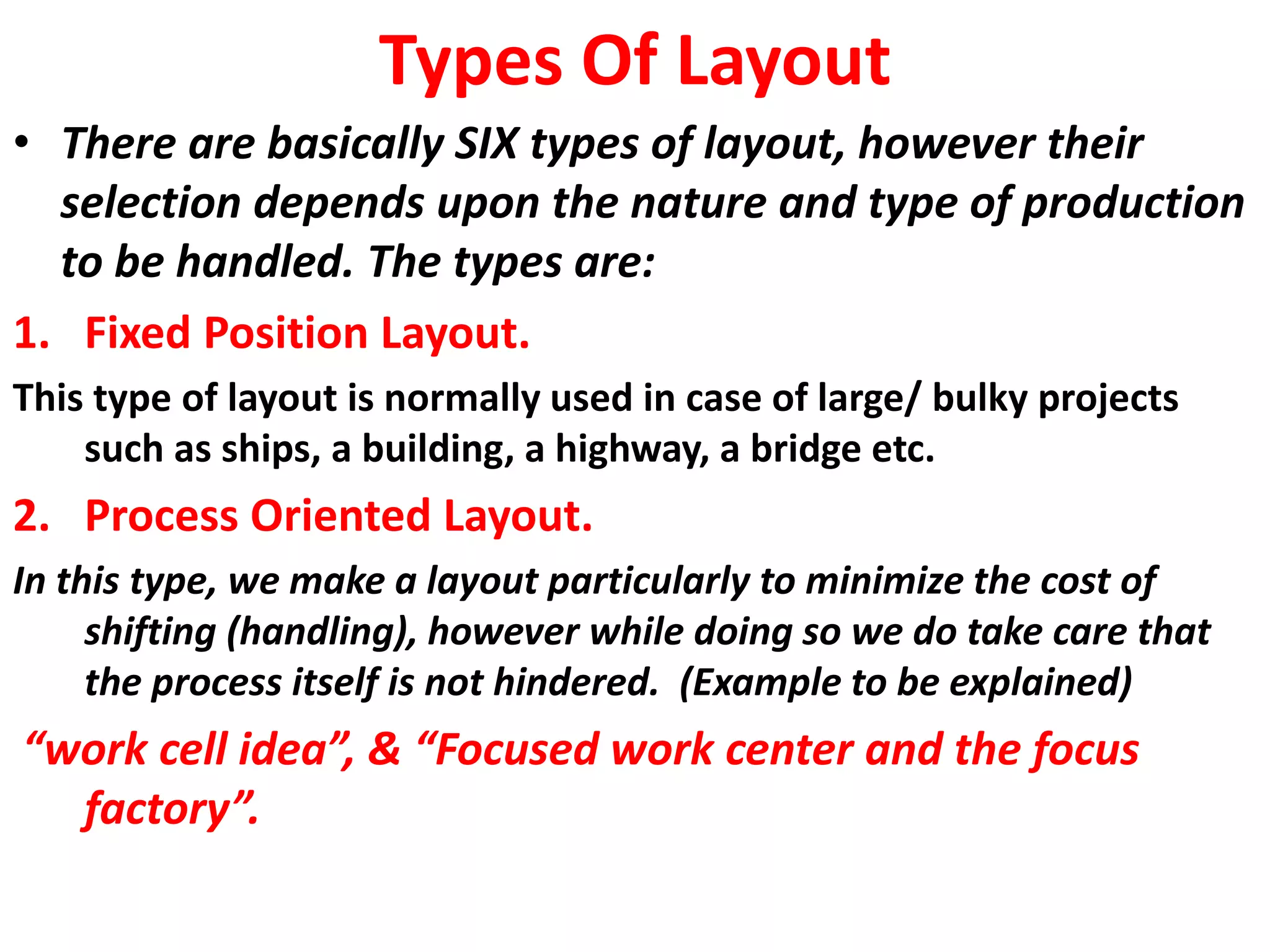 Chapter 7 layoutplanningstrategy | PPTX
