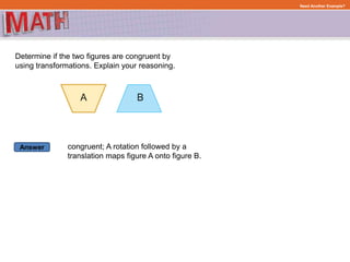 (8) Lesson 7.1 - Congruence and Transformations | PPTX