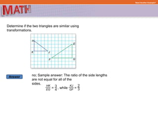 (8) Lesson 7.3 - Similarity and Transformations | PPTX