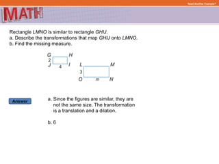(8) Lesson 7.4 - Properties of Similar Polygons | PPTX | Physics | Science