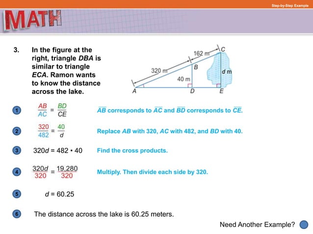(8) Lesson 7.5 - Similar Triangles and Indirect measurement | PPTX
