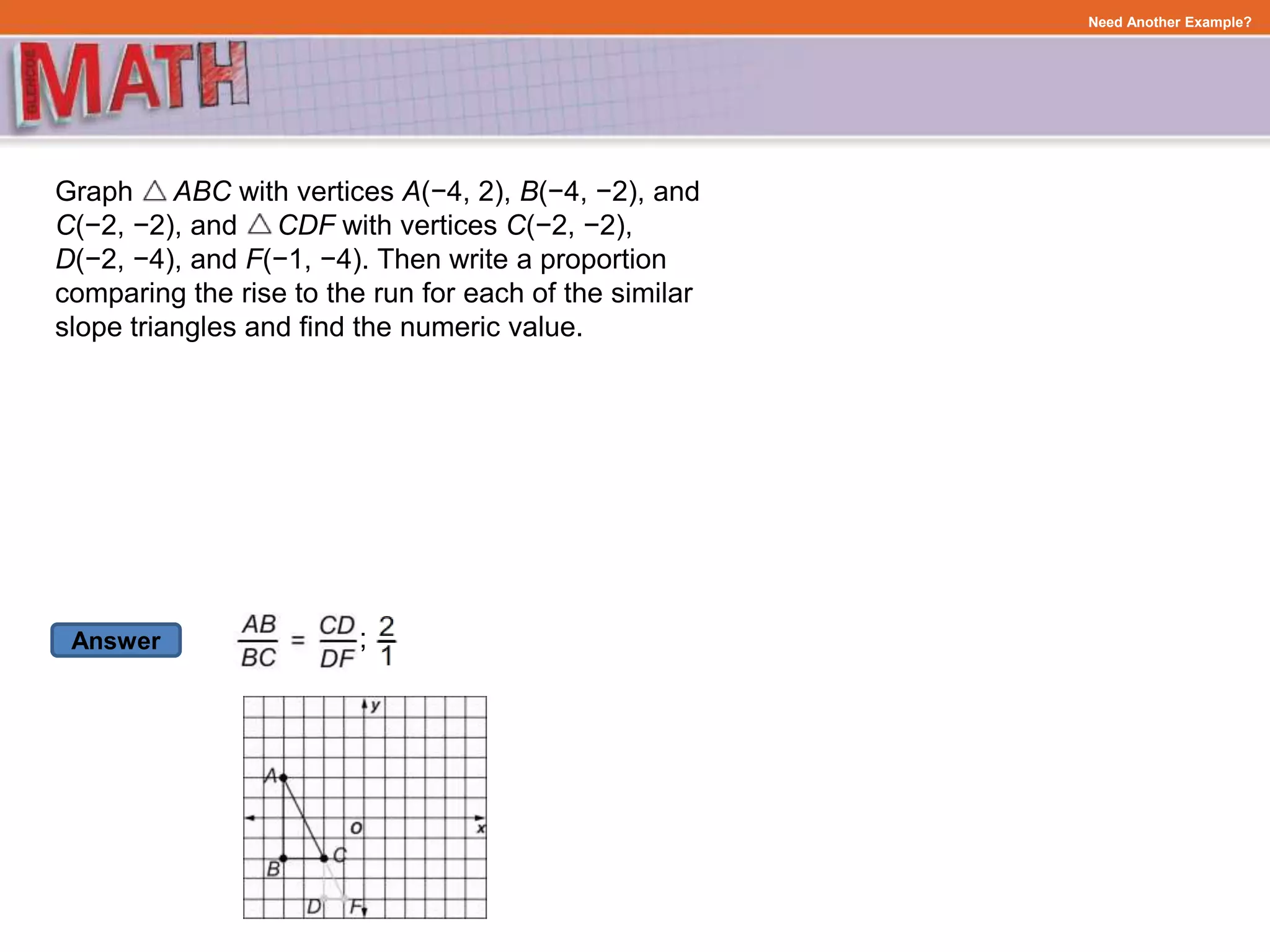 (8) Lesson 7.6 - Slope and Similar Triangles | PPT