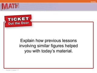 (8) Lesson 7.7 - Area and Perimeter of Similar Figures | PPTX | Physics ...