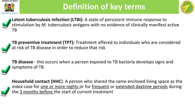 Tuberculosis preventive therapy training module | PPT | Infectious ...