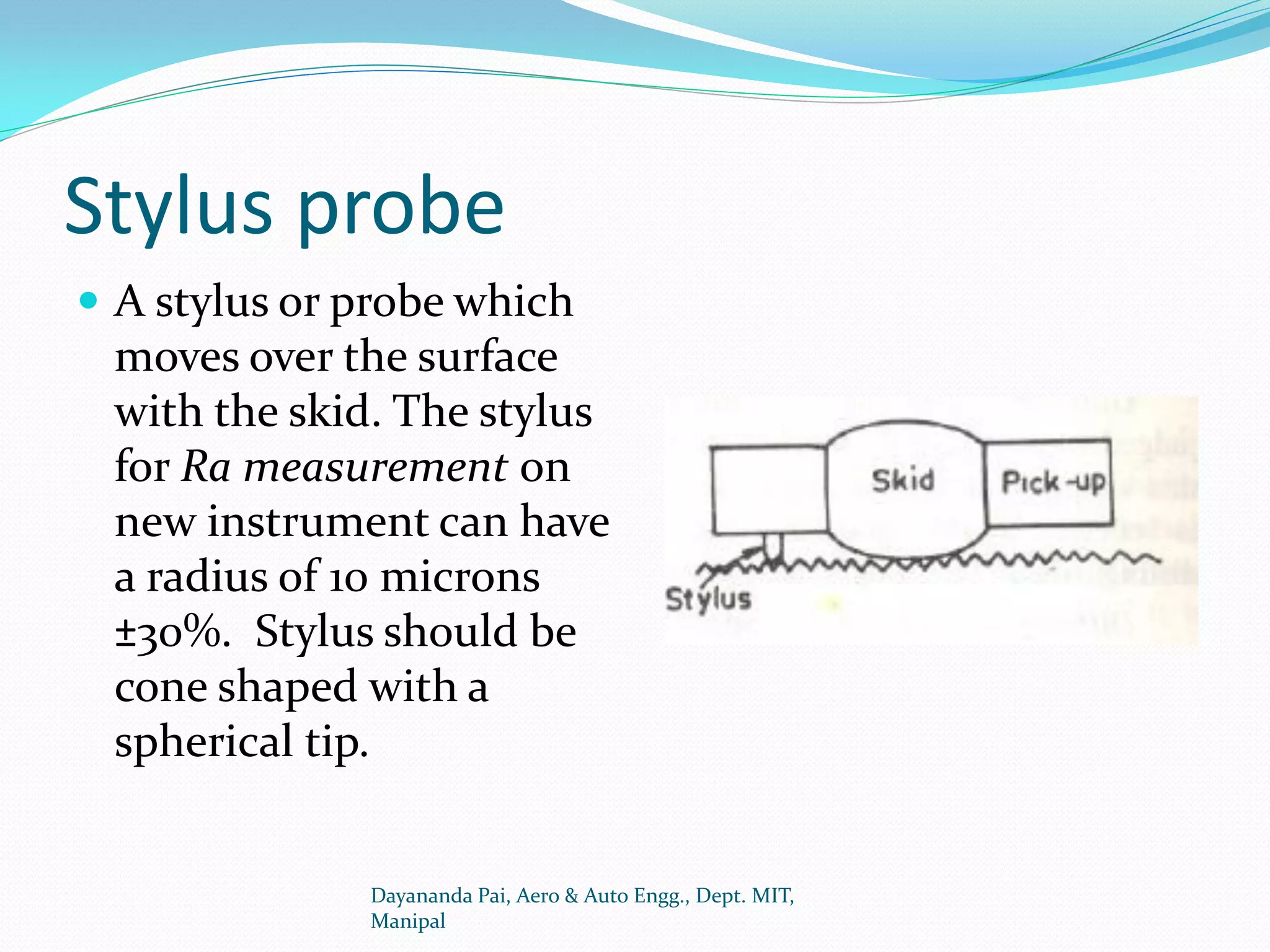 Chapter 7 measurement of surface finish | PDF