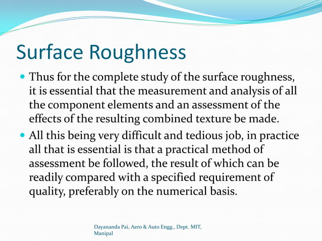 Chapter 7 measurement of surface finish | PDF