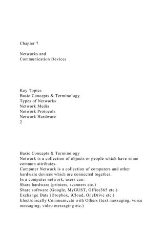 Chapter 7 Networks and Communication Devices.docx