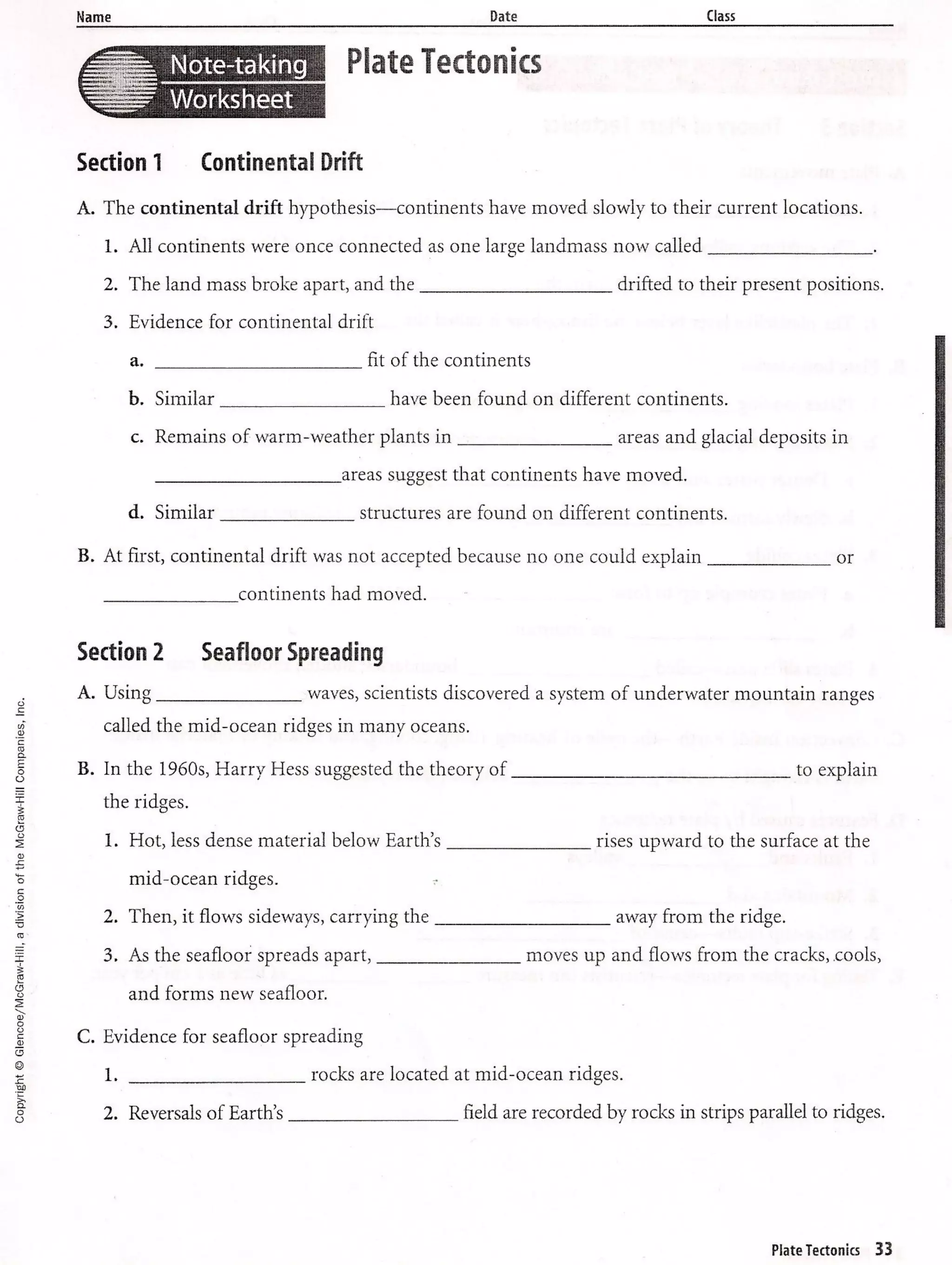 Chapter 7 notetaking worksheet | PDF