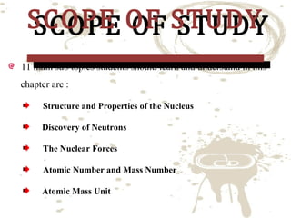 Chapter 7 nuclear physics | PPT