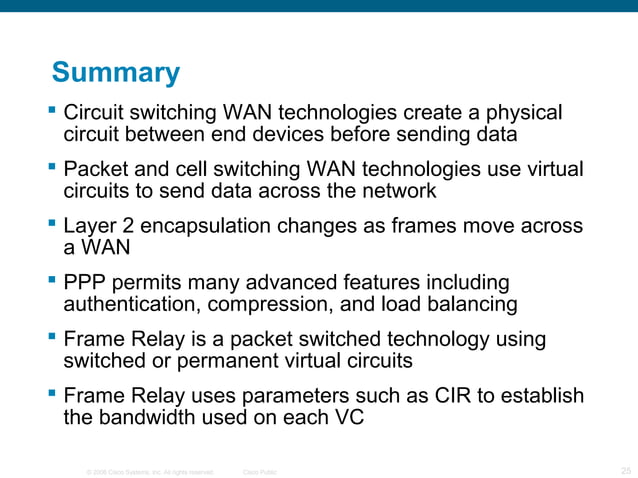 CCNA Discovery 3 - Chapter 7 | PPT