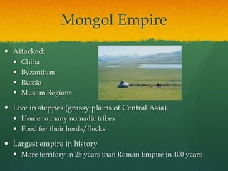Chapter 7 Part 2- Mongols and Africa | PPTX