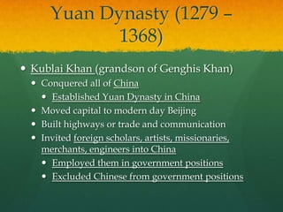 Chapter 7 Part 2- Mongols and Africa | PPTX