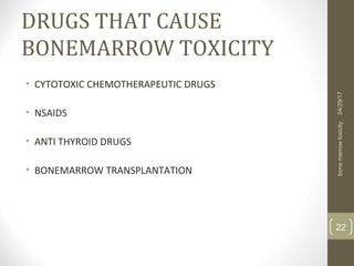 bone marrow toxicity& structure and function of bone marrow | PPT